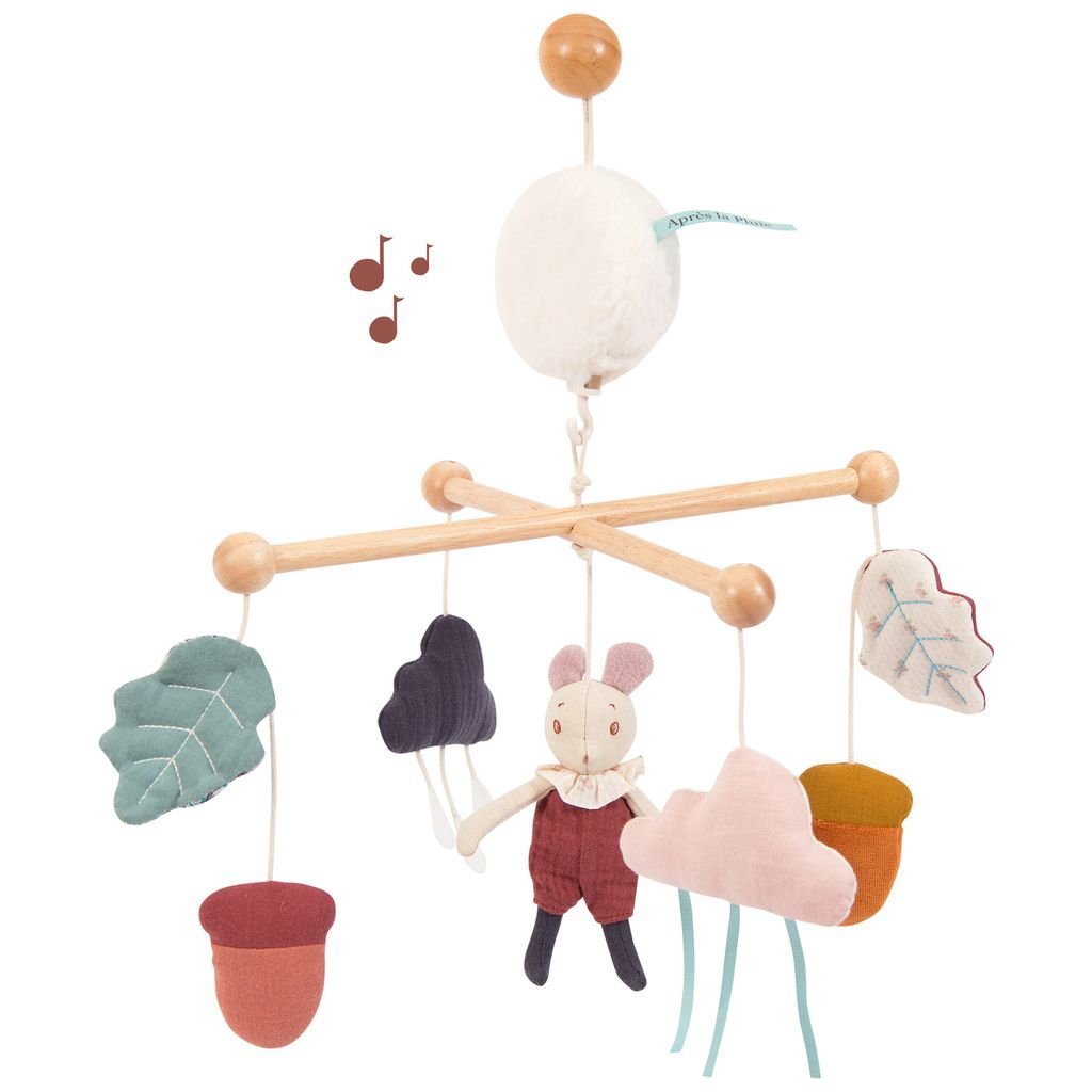 Moulin Roty Musik Mobile - Beruhigendes Spielzeug für Babys