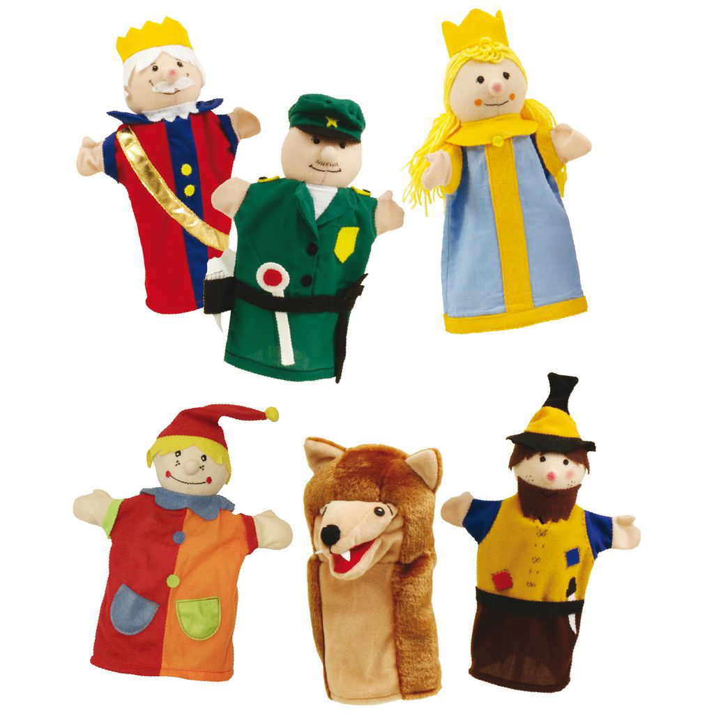 Roba Handpuppen Set - Kreatives Rollenspiel lernen