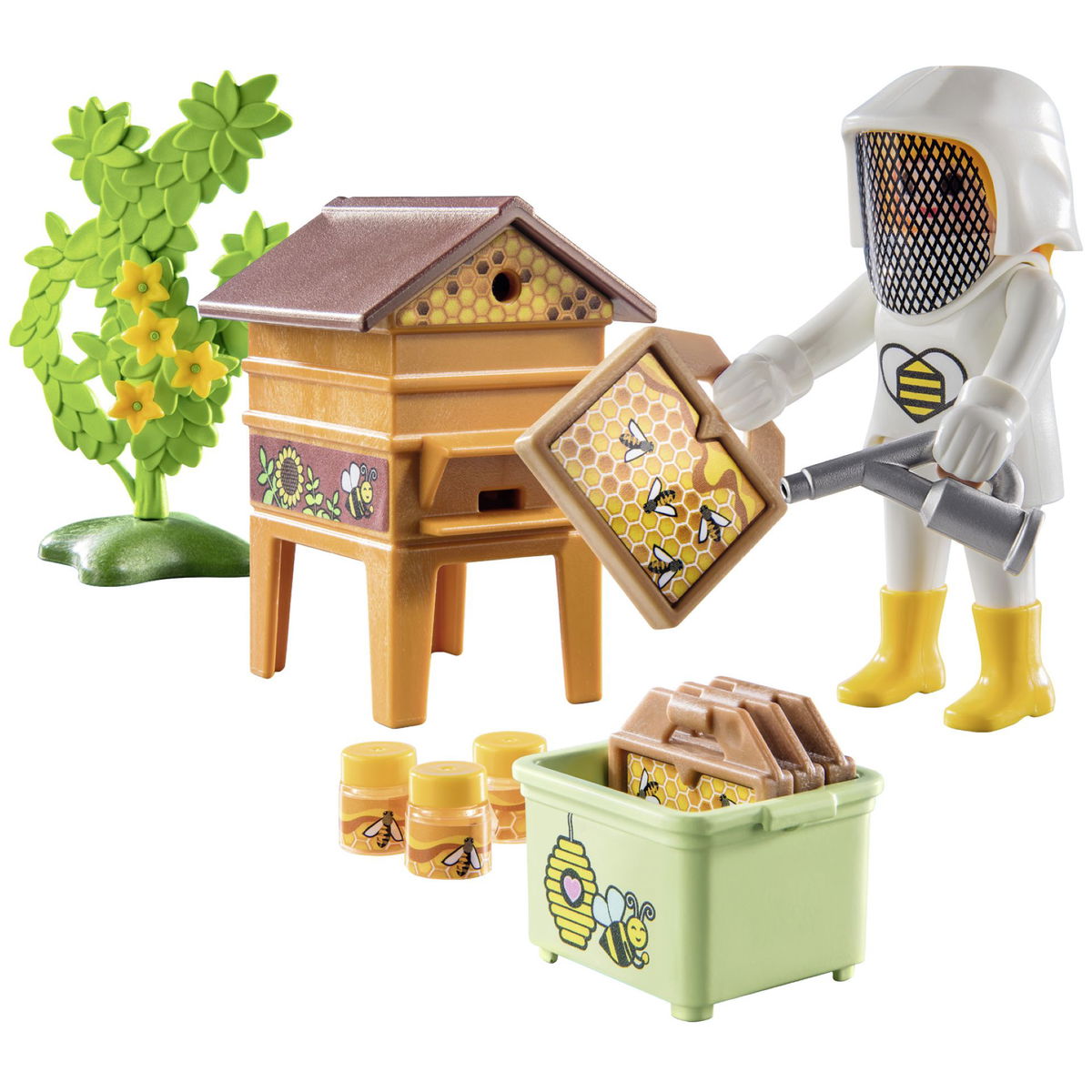 PLAYMOBIL Country 71253 Beekeeper: Exciting toy for little animal lovers