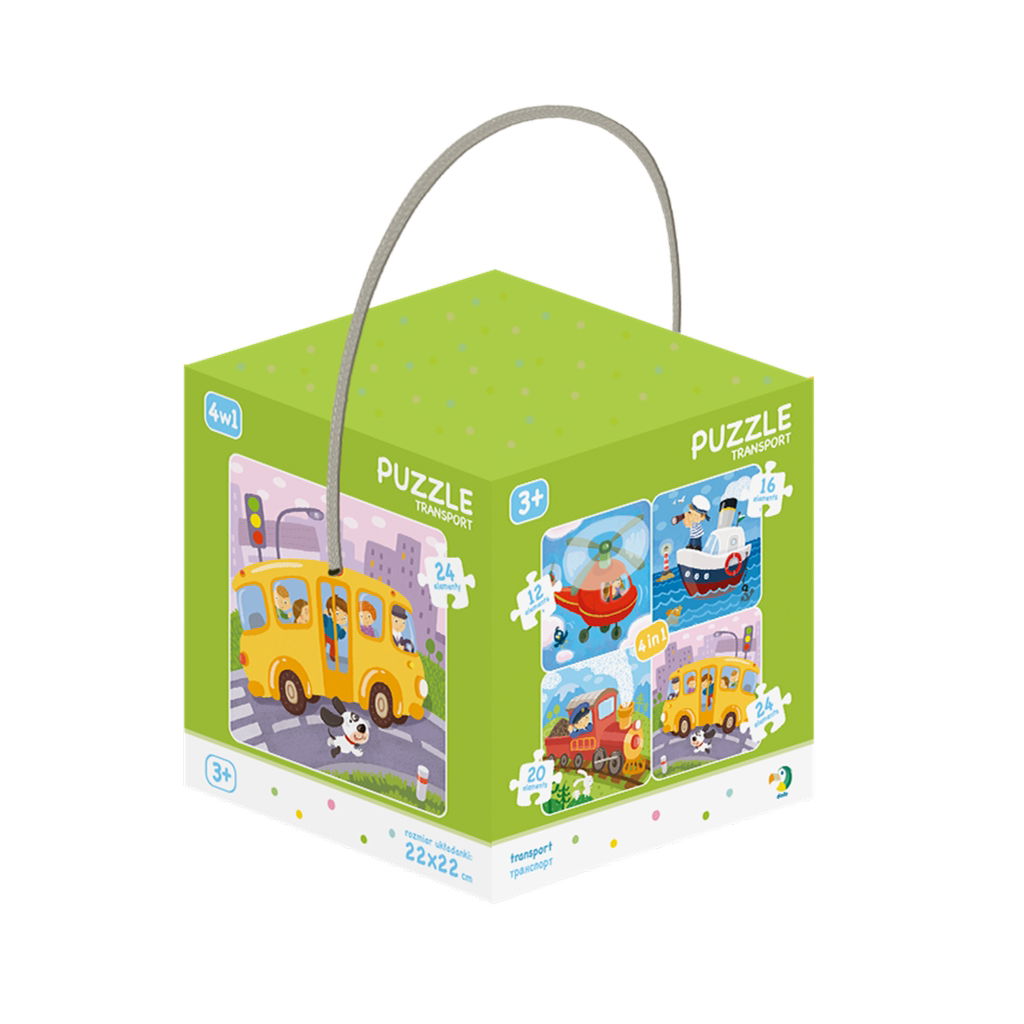 dodo Puzzle 4in1: Fun and challenge for children
