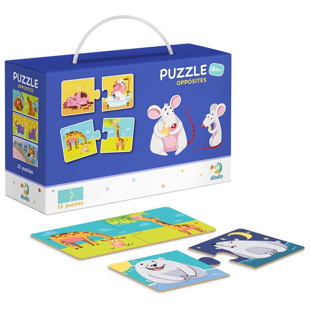 dodo Duo Puzzle 12er Pack - Lernspaß für Kinder in verschiedenen Motiven