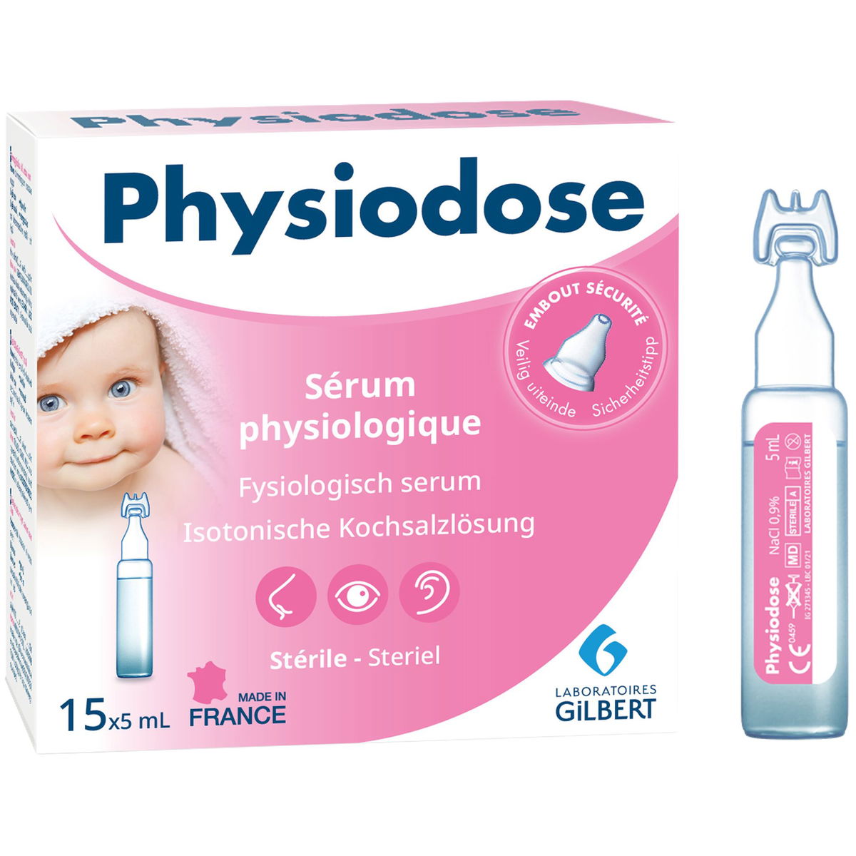 Physiodose saline solution – gentle nasal care