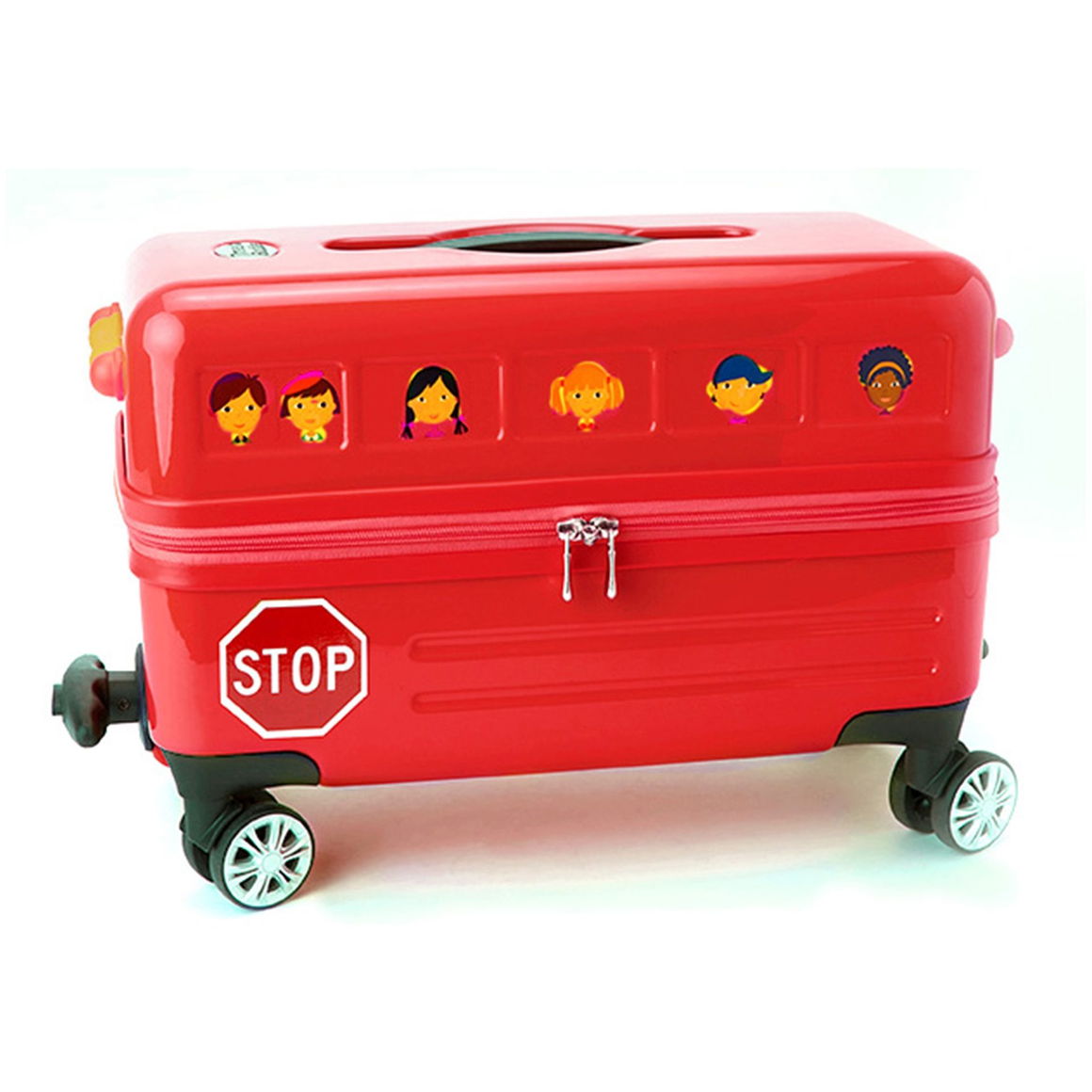 bisal Travel Buddies School Bus Rolling Suitcase Buy Online