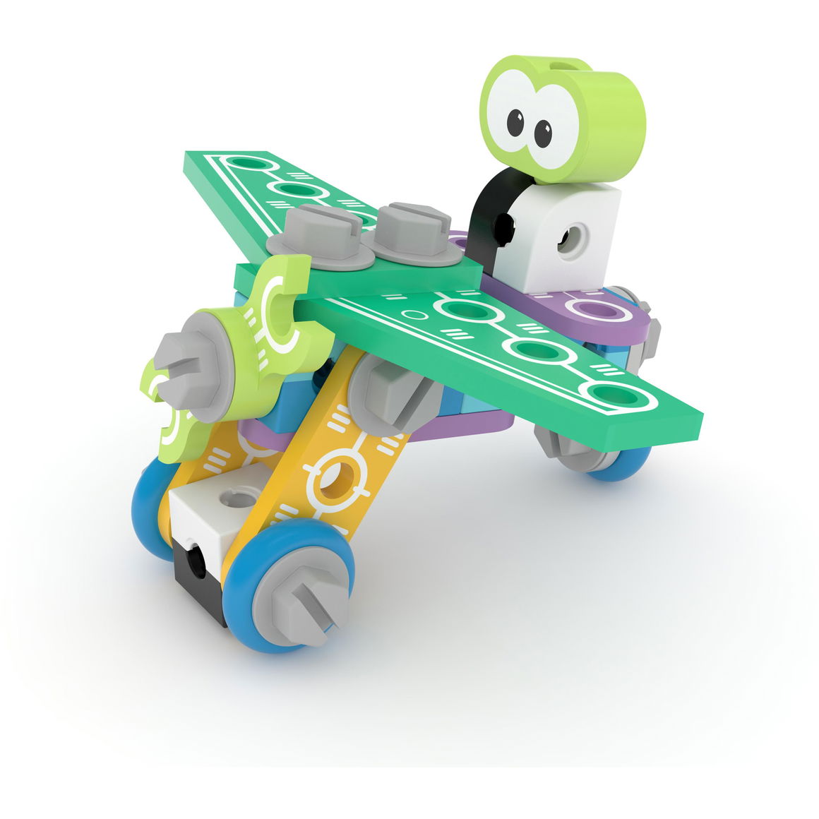 Skate Robot Grand Tube – Jouet construction 38 pcs | Achetez