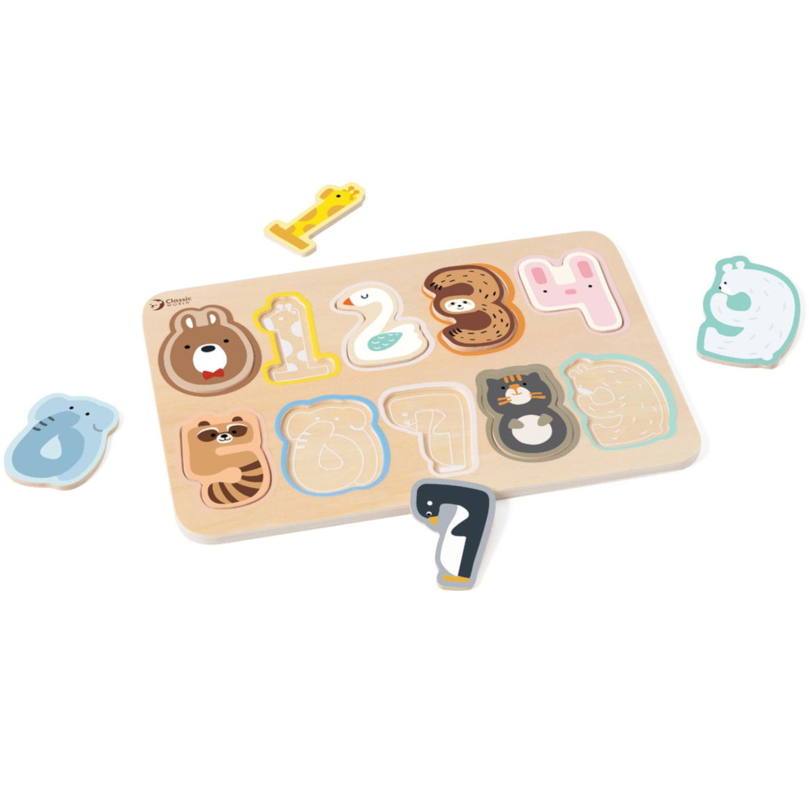 Classic World Number Puzzle – Early Number Learning | 4mybab
