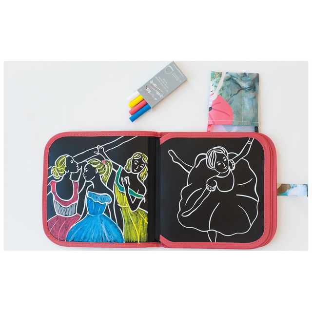 Jaq Jaq Bird Reusable Chalk Coloring Book - Buy Now