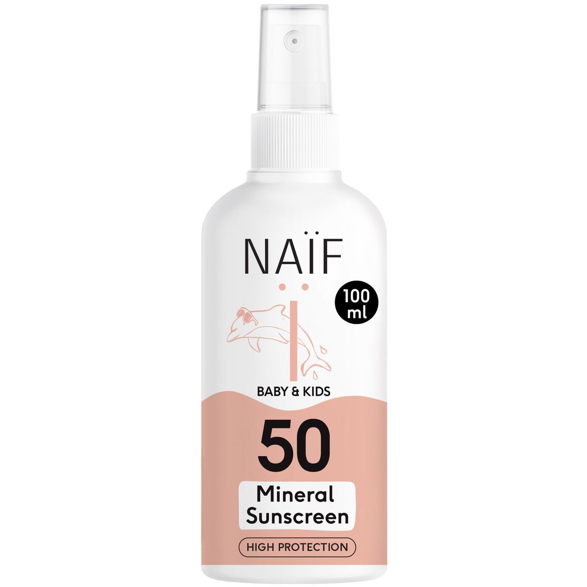 NAIF Mineral Sun Spray SPF50 for Babies and Kids Buy online