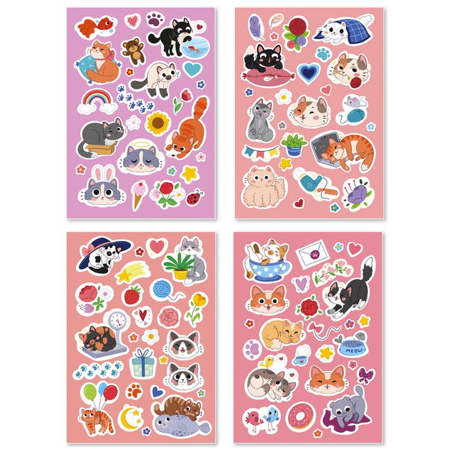 Dodo Sticker Set – Unicorn & Cat Kids Stickers Shop Now
