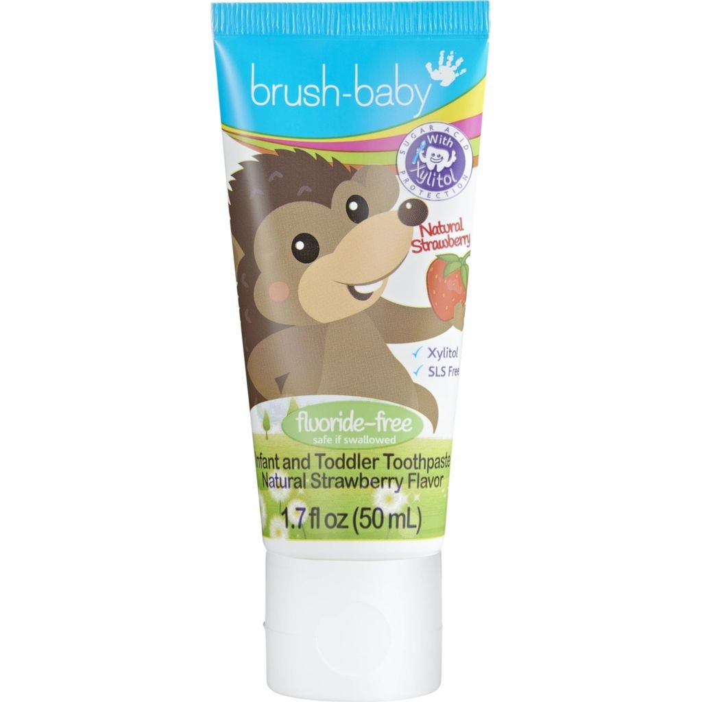 Natural dental care for babies: Brush-Baby Baby Toothpaste Strawberry