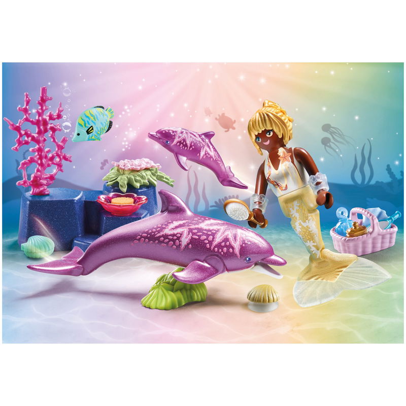 PLAYMOBIL Princess Magic 71501 Meerjungfrau mit Delfinen | 4mybaby