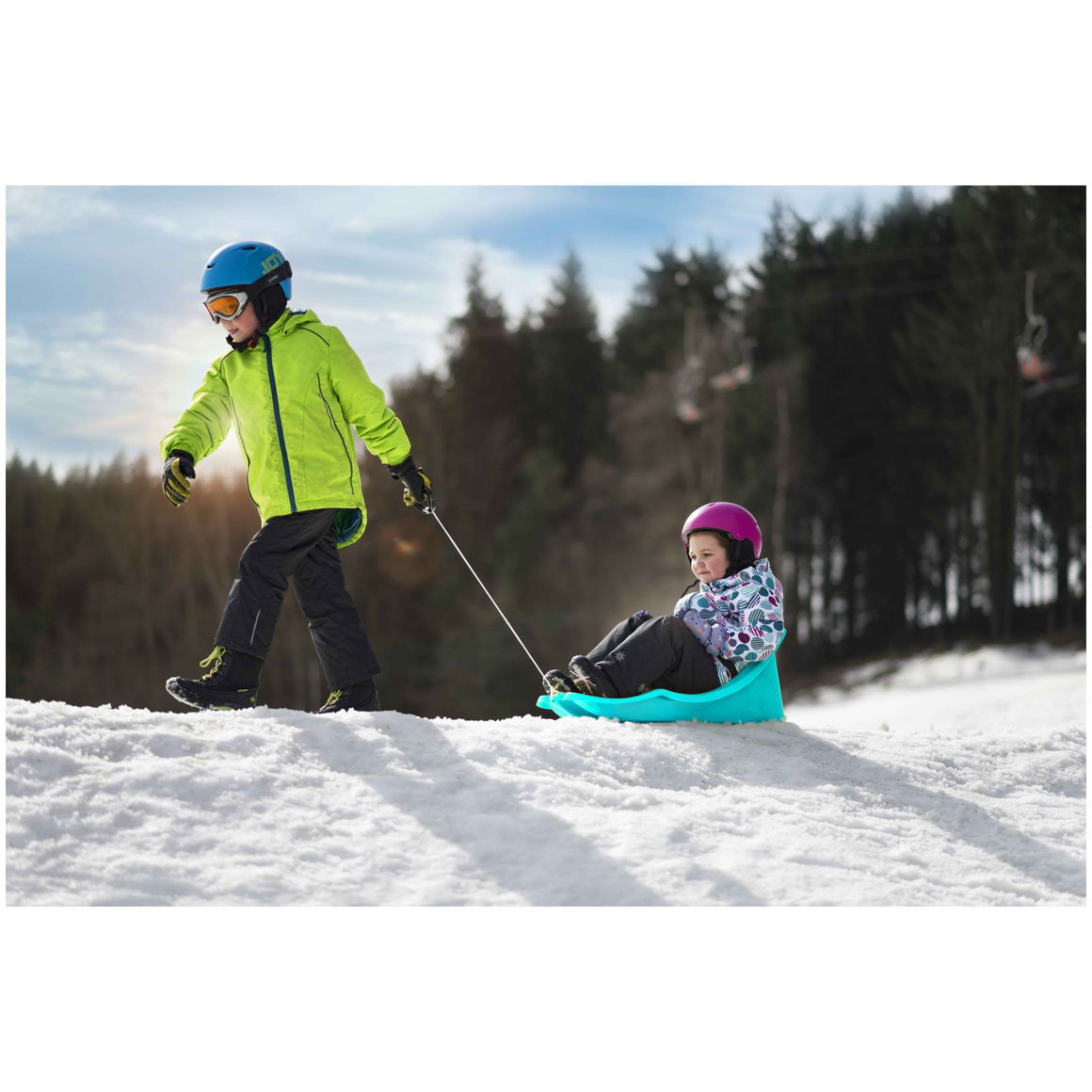 Baby Sled with Safety Harness | Buy at 4mybaby
