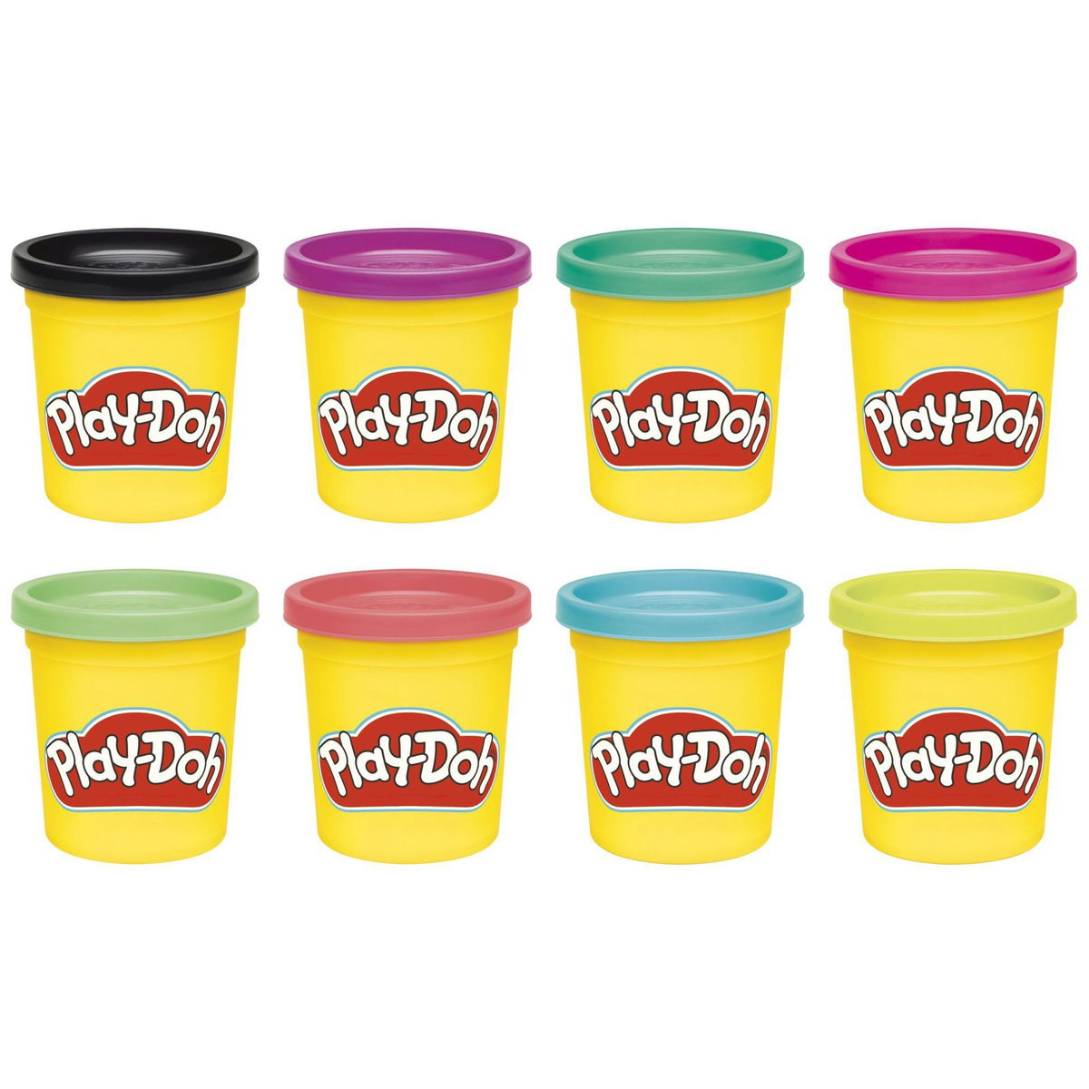 Play-Doh Vibrant Colors 8-Pack – Colorful modeling clay for children