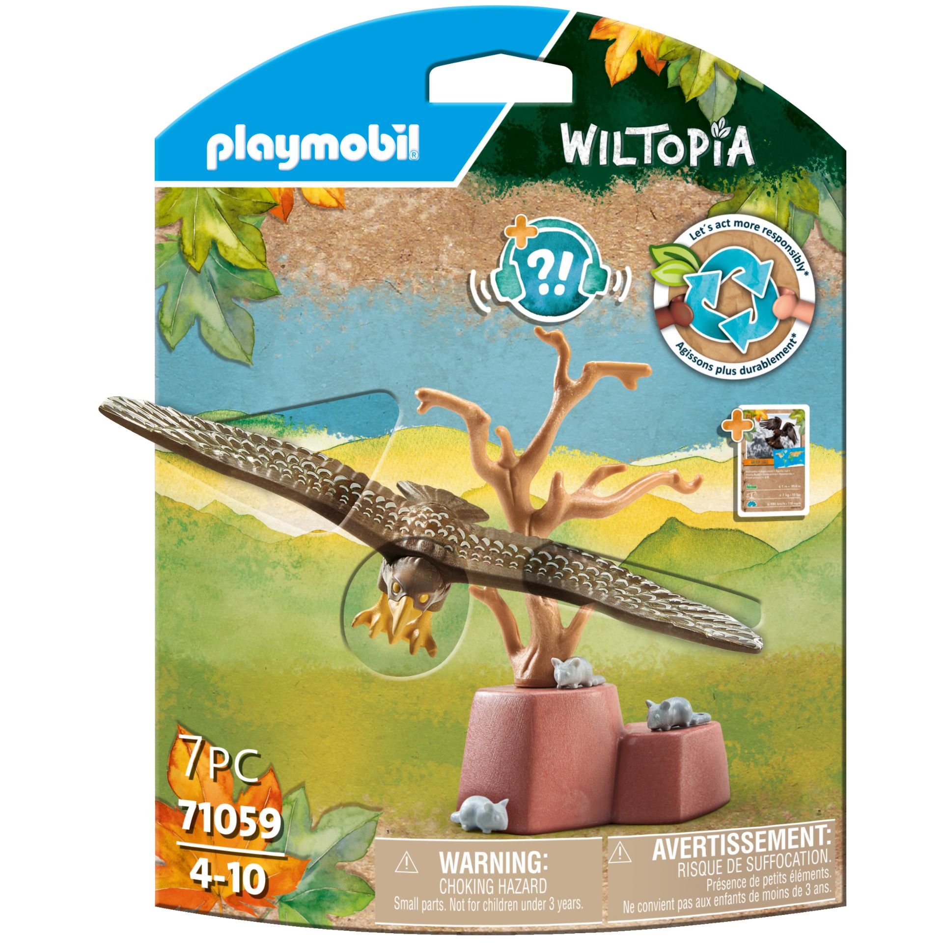 PLAYMOBIL Wiltopia 71059 Adler - Entdecke die magische Welt!