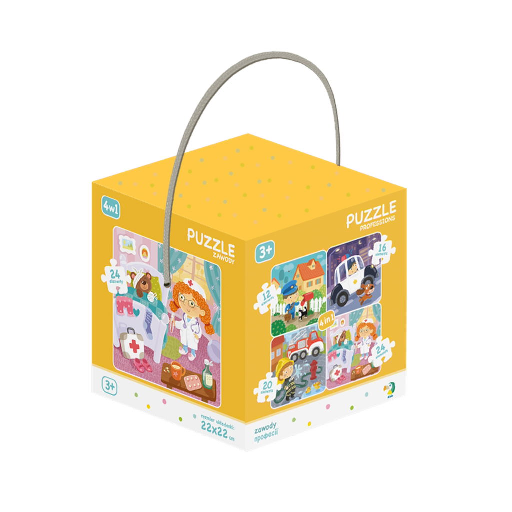 dodo Puzzle 4in1: Fun and challenge for children