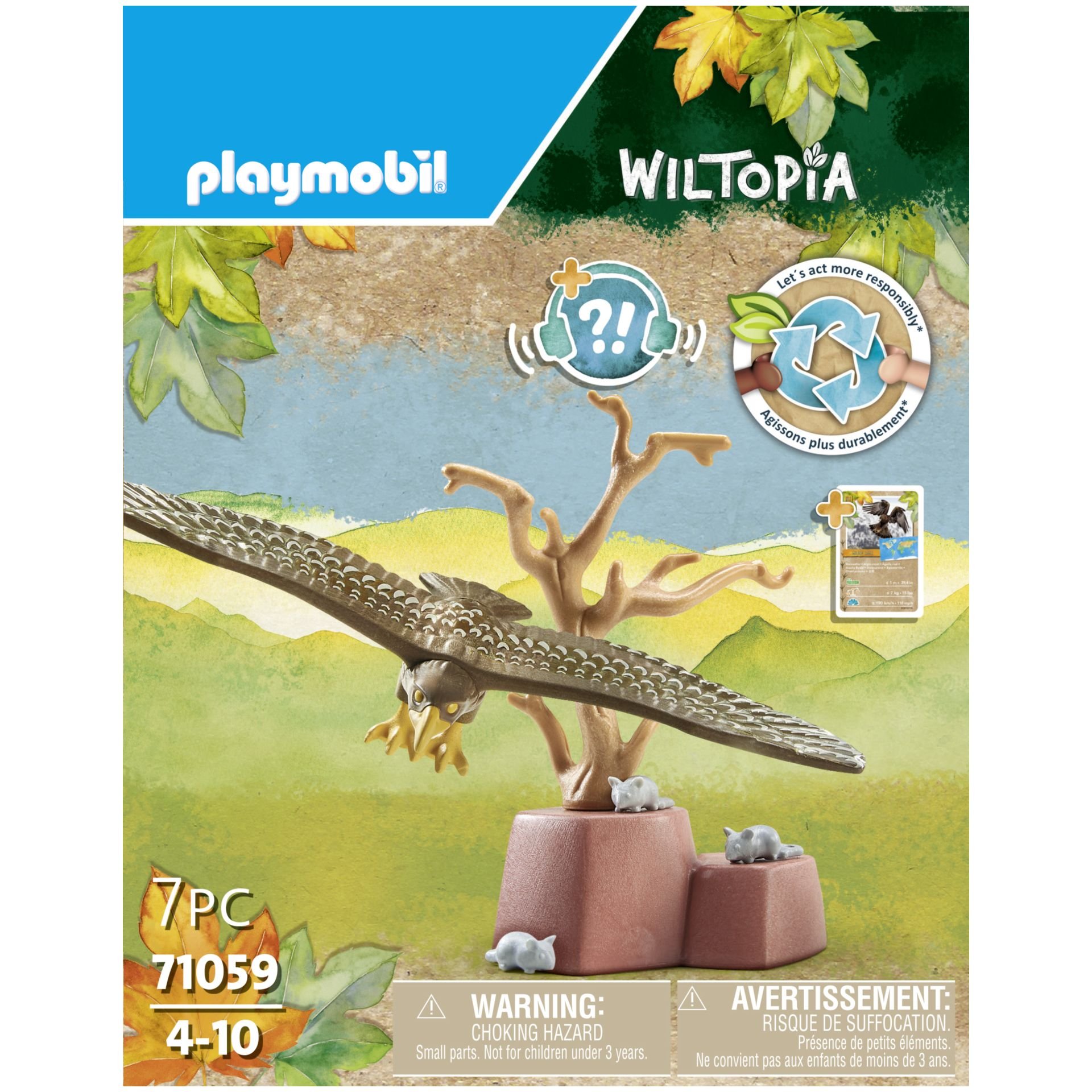 PLAYMOBIL Wiltopia 71059 Adler - Entdecke die magische Welt!