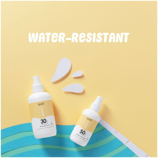 NAIF Sonnenschutzspray SPF50 mineralisch bei 4mybaby
