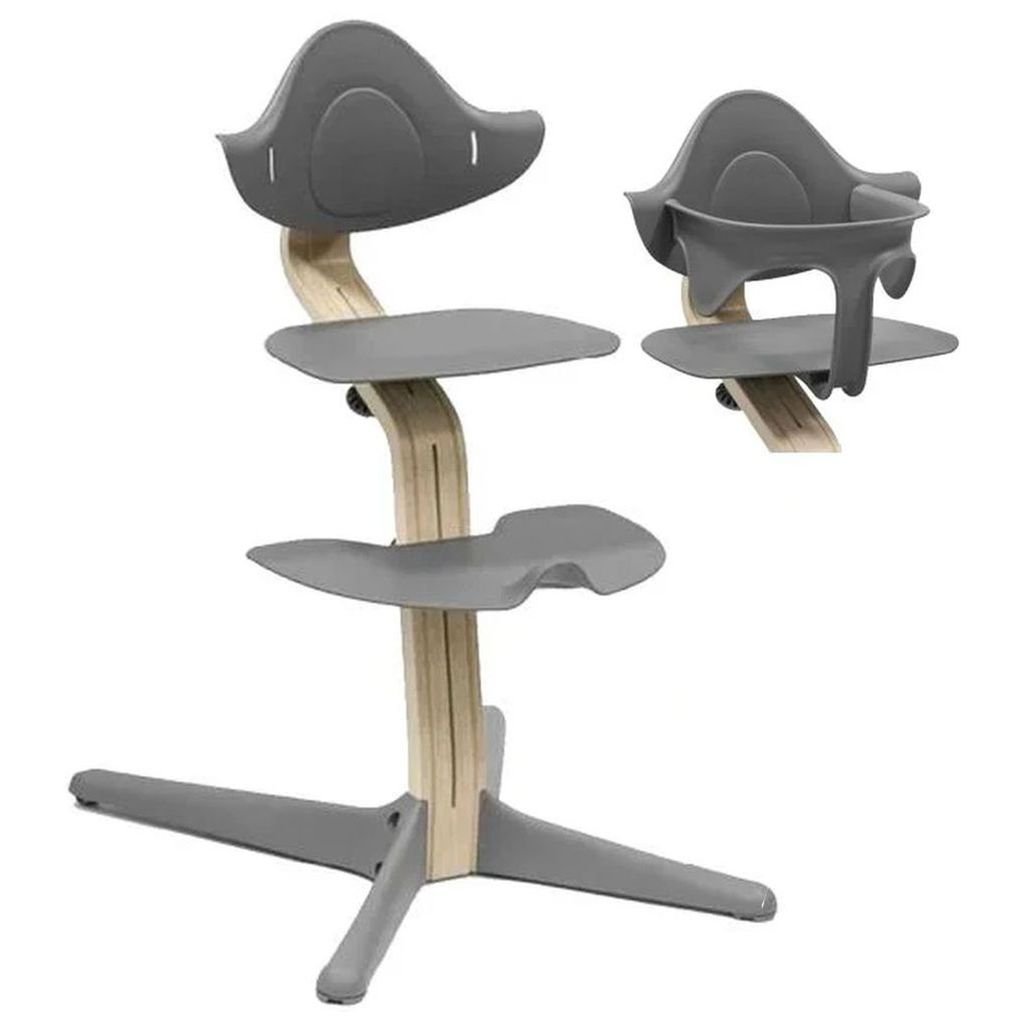 STOKKE Nomi Oak chair with baby set - ergonomics and comfort for your child