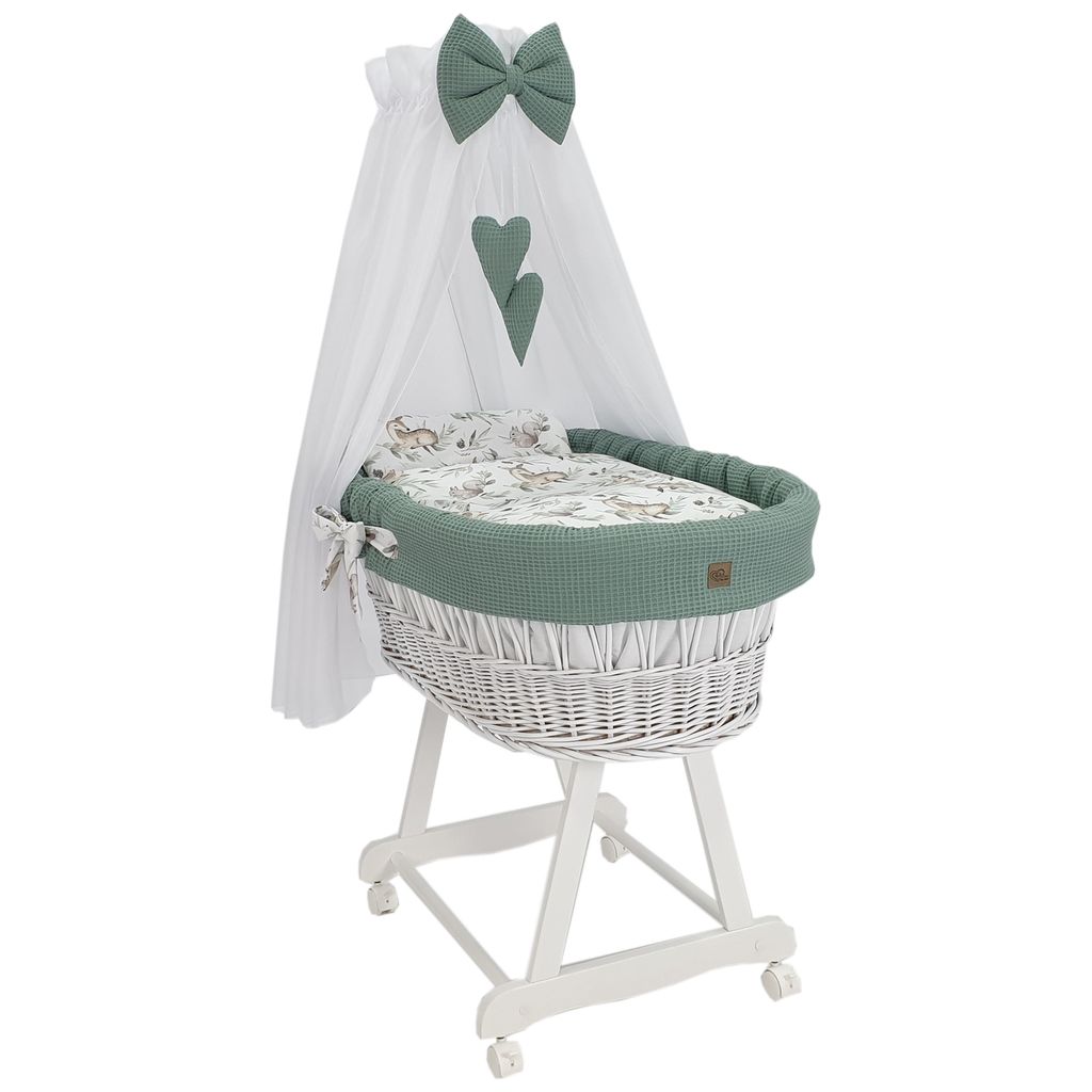 bisal handcart set with wheels - allergy-friendly canopy, bu