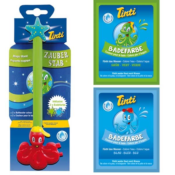 Tinti Zauberstab: Badespaß für Kinder mit magischem Effekt