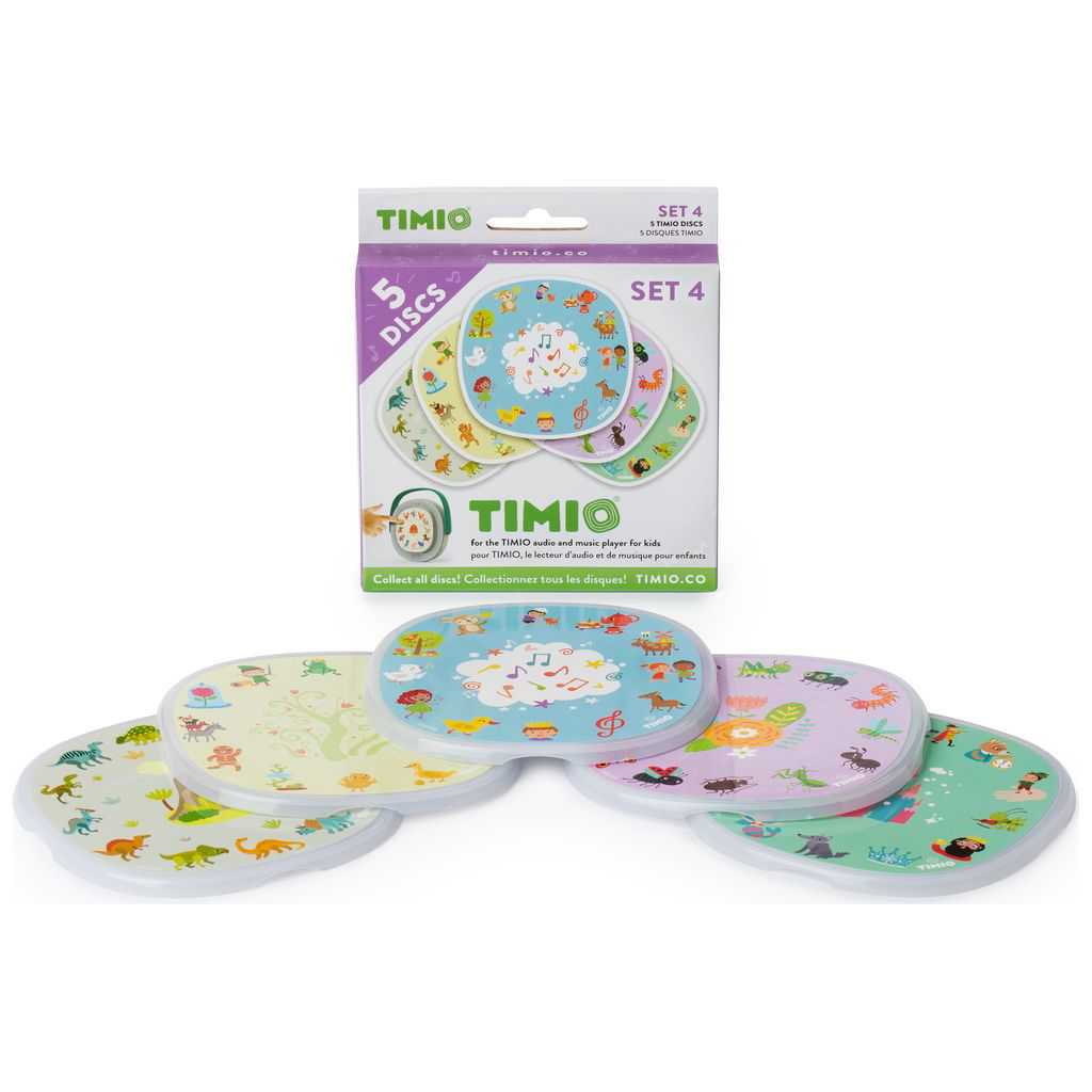 Timio Audio Discs: Interaktives Lernen für Kinder