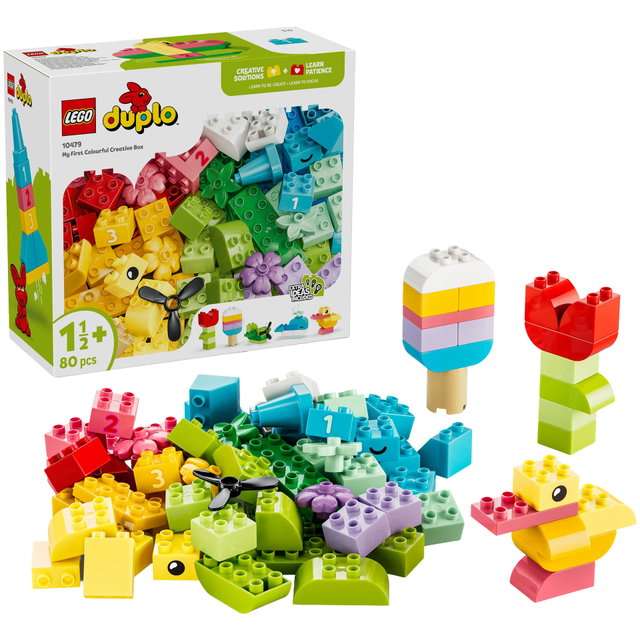 LEGO DUPLO Scatola creativa colorata | 80 pezzi | 4mybaby.ch