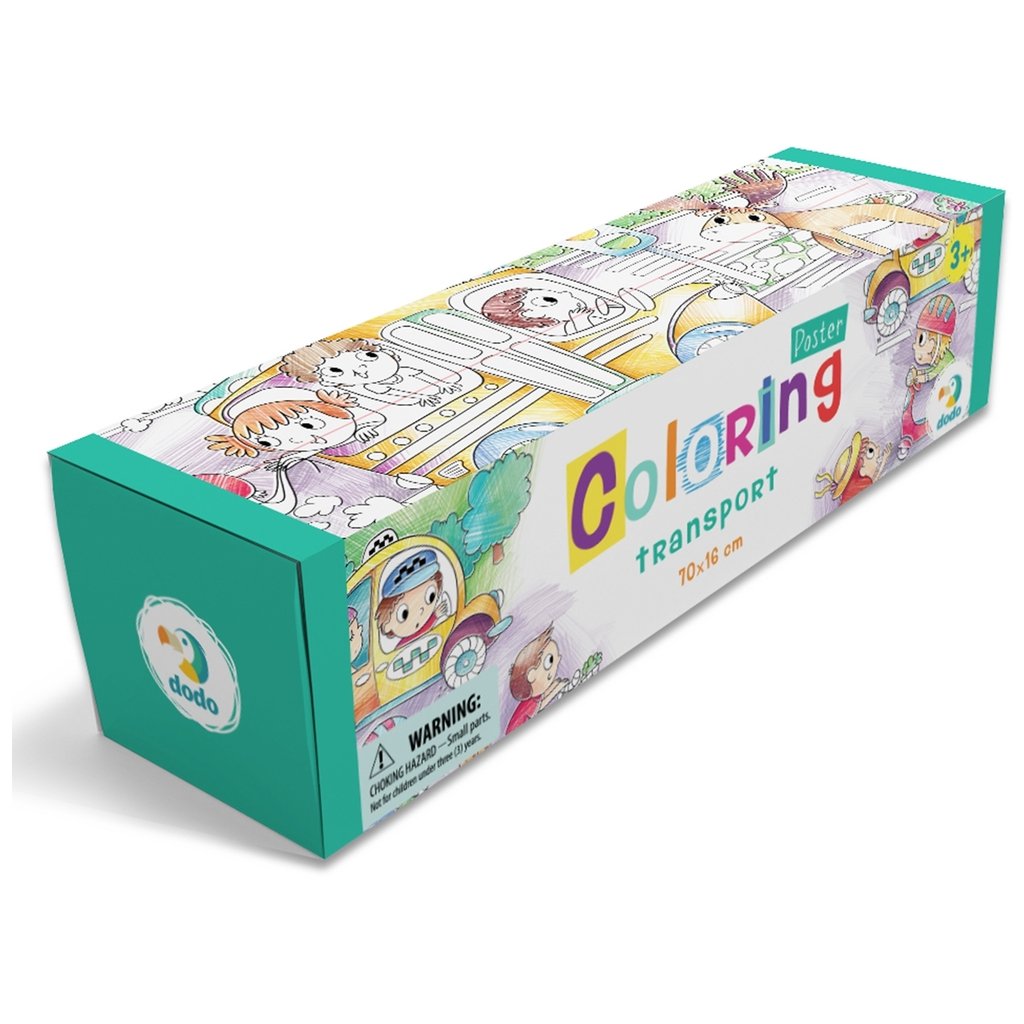 Poster di Dodo da colorare - Divertimento creativo e relax per bambini