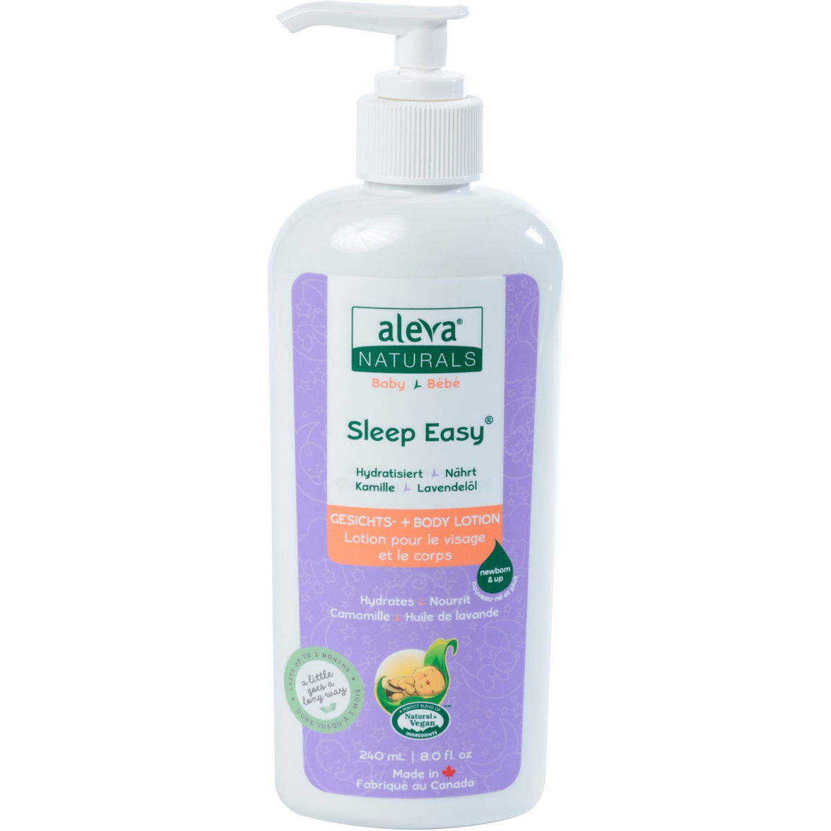 aleva NATURALS Sleep Easy Lotion - sanfte Babypflege