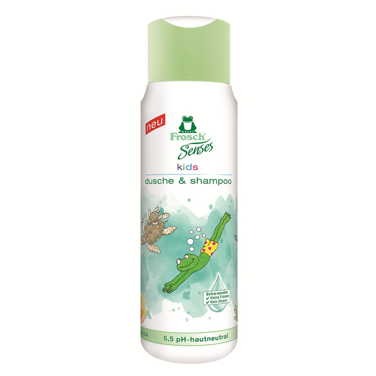 Frosch Senses Kids Dusche und Shampoo 300ml – sanfte Reinigu