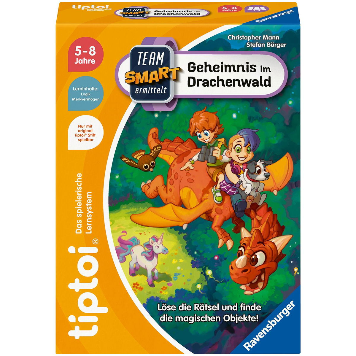 Ravensburger tiptoi Team SMART ermittelt Geheimnis im Drache