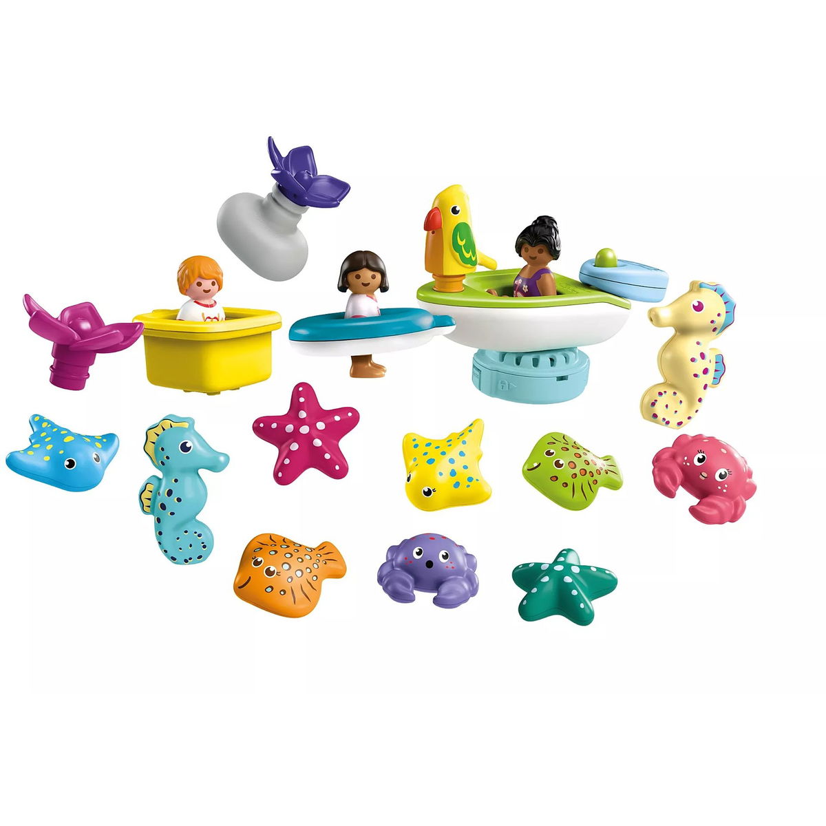PLAYMOBIL JUNIOR & Tinti 71777 Colorful Bath Fun Advent Calendar ...