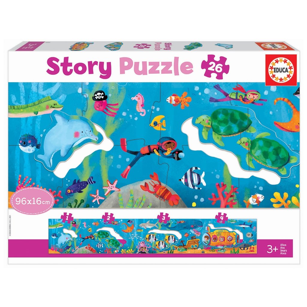 Educa Story Puzzle: Interactive learning game for children