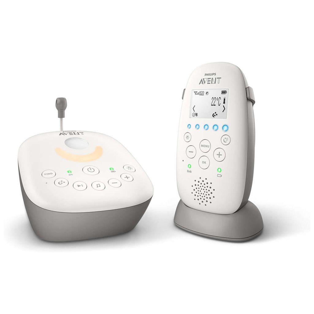 Philips Avent Babyphone avec ciel étoilé SCD733/26 - Technologie Smart-Eco