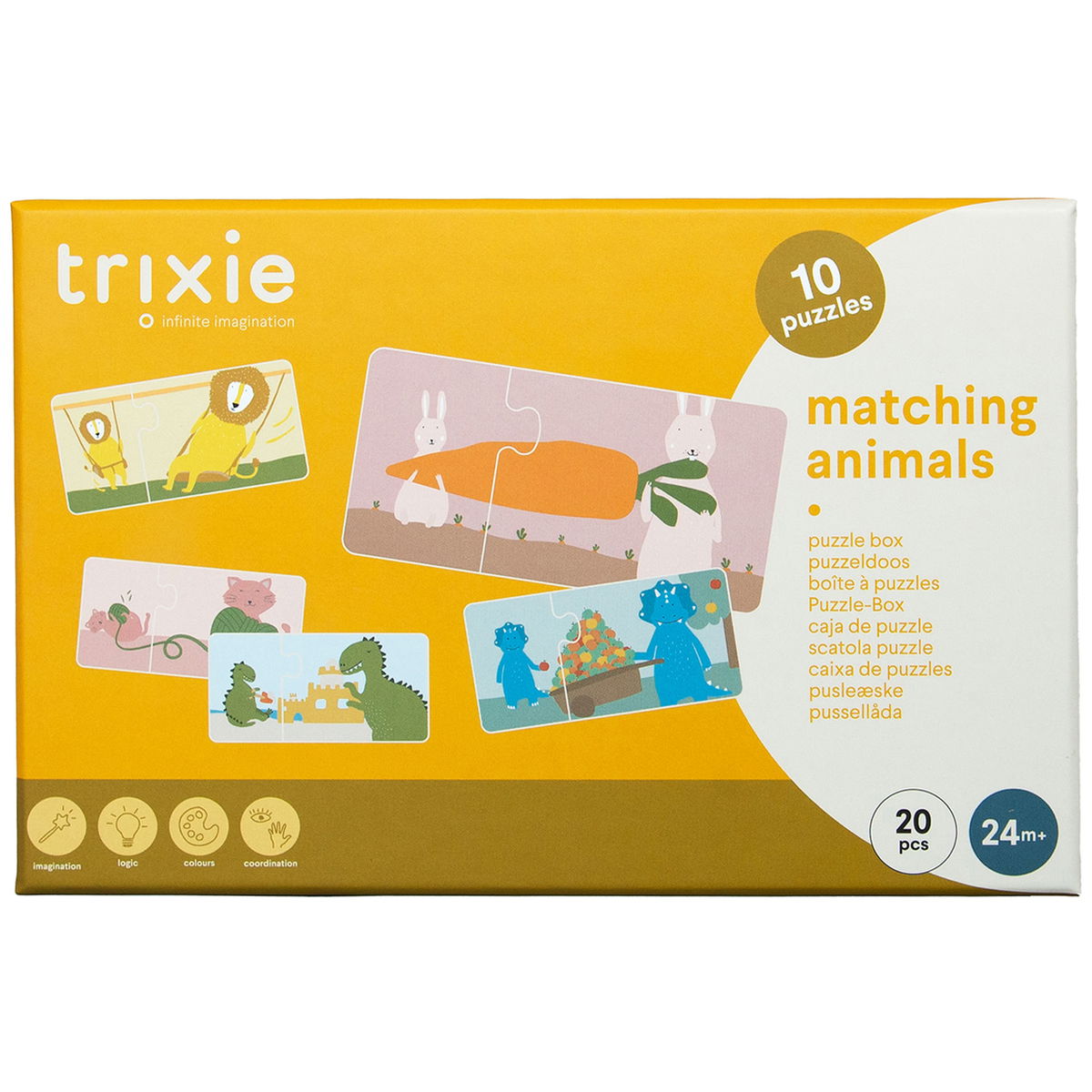 trixie Puzzle Box Animal Matching – Learn & Play | 4mybaby.c